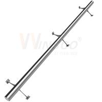 China Colored Stainless Steel Bar Foot Rail Tube 42.4-63.5mm Diameters 201/304/316 Grades by VVINSCO for sale