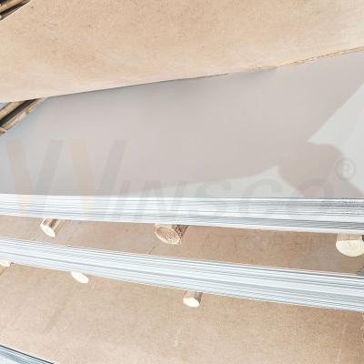 China 316 316L Grade Natural Color Inox Sheet Cold Rolled 2B Finish 0.6mm Thick Stainless Steel Plate 1000mmx2000mm for sale