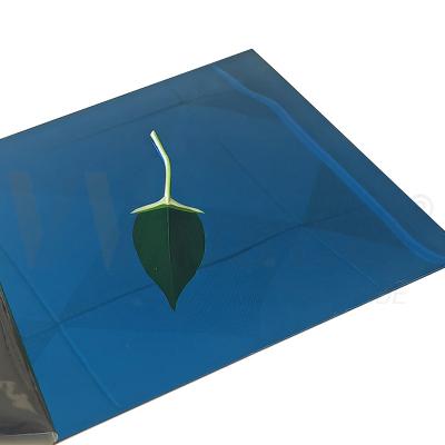 China SS 316 316L Stainless Steel Color Sheet 1500mmx3000mm Super Mirror Blue Inox Plate for sale