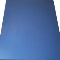 China Brushed Sapphire Blue Color Stainless Steel Matte Sheet 1250mmx2500mm SS 304 Satin Mill Edge Plate for sale
