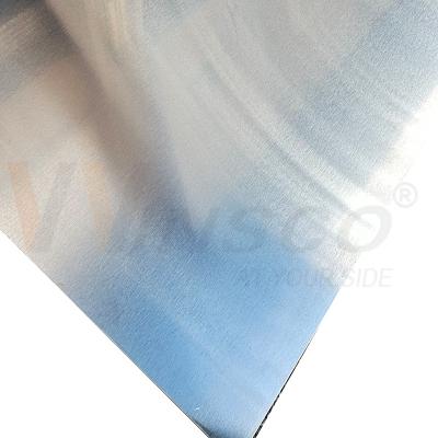 China 1250mmx2500mm Strong Wxport Package Mill Edge Stainless Steel No.4 Satin Brushed Finish Sheet 316 Grade for sale