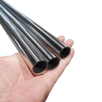 China 7/8'' Satin Mirror Finish Inox Round Pipe 0.4mm-2.5mm AISI 201 304 316 Stainless Steel Metal Tube 22.22mm for sale