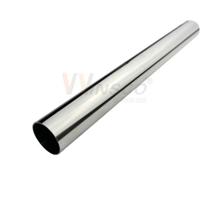 China 1 1/4'' 0.4mm-3.0mm Inox Round Pipe Mirror Satin Surface 31.8mm Stainless Steel Metal Tube 201 304 316 Grade for sale