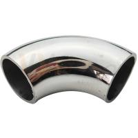 China 15.9mm (5/8 Inch) Stainless Steel 90 Degree Weld-On Handrail Elbow with 55mm Arc in SS201/304/316 and Mirror or Satin Finish for sale