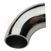 China 25.4mm (1 Inch) Stainless Steel 90 Degree Weld-On Handrail Elbow with 66mm Arc Length - SS201/304/316 Mirror or Satin Finish for sale