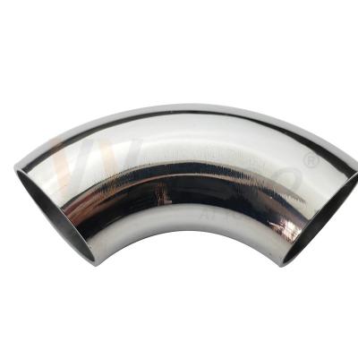China SUS 201 304 316 Inox Balustrade Accessories 1 1/4 Inch 31.8mm Diameter Mirror Satin Stainless Steel Handrail Elbow for sale
