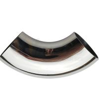 China VVINSCO 38.1mm (1 1/2 Inch) 90° Stainless Steel Handrail Elbow in AISI 201/304/316 with Mirror/Satin Finish for sale