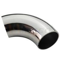 China VVINSCO 38.1mm (1 1/2 Inch) 90° Stainless Steel Handrail Elbow in AISI 201/304/316 with Mirror/Satin Finish for sale
