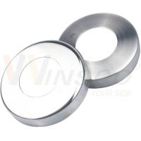 China C304 C316 Stainless Steel Inox Balustrade Base Cover For 12.7mm 19mm 1'' 31.8mm 38.1mm 2'' Round Pipe for sale