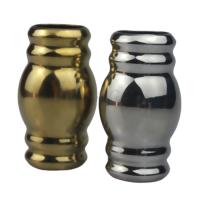 China Mirror Silver Gold SS201 SS304 Stainless Steel Bamboo Joint Connector for 19mm Handrail Pipe, Inox Railing Accessories for sale