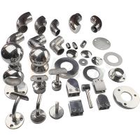 China Stainless Steel Stair Balustrade Fittings & Glass Handrail Components for sale