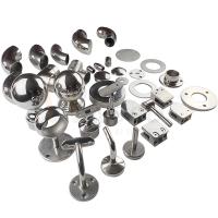 China Stainless Steel Stair Balustrade Fittings & Glass Handrail Components for sale