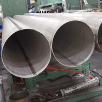 China 159mm Large Diameter Thick Wall High Temperature Resistant Stainless Steel Welded Tube AISI 201 304 316 for sale