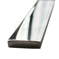 China Customizable Surface 6 Meters Rectangular Rod Platina Inox SS 201 304 316 Polished Stainless Steel Flat Bar for sale