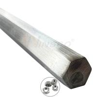 China AISI 201 304 316 Stainless Steel Hexagon Rod, Hex Solid Shaft for sale