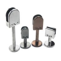 China Stainless Steel Glass Railing Clamp Bracket - Corrosion Resistant with Multiple Finishes for Frameless Glass Panels for sale