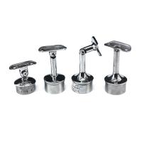 China Adjustable Stainless Steel Handrail Support Bracket for Round Tube Railings for sale