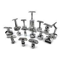 China Adjustable Stainless Steel Handrail Support Bracket for Round Tube Railings for sale
