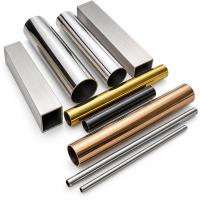 China VVINSCO Colored Decorative Stainless Steel Tube with PVD Finish in Round, Square & Rectangular Shapes for sale