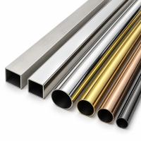 China VVINSCO Colored Decorative Stainless Steel Tube with PVD Finish in Round, Square & Rectangular Shapes for sale