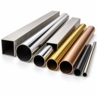 China VVINSCO Colored Decorative Stainless Steel Tube with PVD Finish in Round, Square & Rectangular Shapes for sale