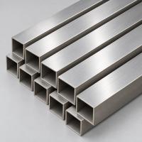 China 40x40mm Brushed Stainless Steel Square Tube in Grades 201/304/316 | VVINSCO for sale