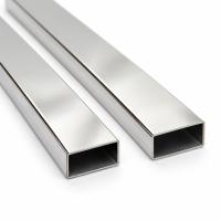 China 8K Mirror Polished Stainless Steel Rectangular Tube SS201 SS304 SS316 for Glass Railing and Architectural Decoration for sale
