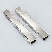 China 8K Mirror Polished Stainless Steel Rectangular Tube SS201 SS304 SS316 for Glass Railing and Architectural Decoration for sale