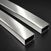China 8K Mirror Polished Stainless Steel Rectangular Tube SS201 SS304 SS316 for Glass Railing and Architectural Decoration for sale