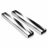 China 8K Mirror Polished Stainless Steel Rectangular Tube SS201 SS304 SS316 for Glass Railing and Architectural Decoration for sale