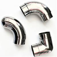 China SS304 SS316 Stainless Steel Stair Handrail Elbow Connector for sale