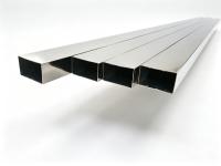 China VVINSCO AISI 304 Welded Stainless Steel Rectangular Tube with Polished or Hairline Finish for Architectural Decoration for sale