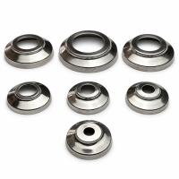 China 304 Stainless Steel Round Tube Base Covers for Peru | Canoplas Redondas BA, 1/2–2 in for sale