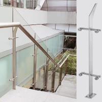 China SS304 SS316 Stainless Steel Stair Handrail Elbow Connector for sale
