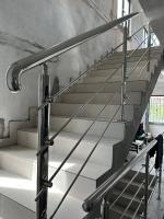 China SS304 SS316 Stainless Steel Stair Handrail Elbow Connector for sale