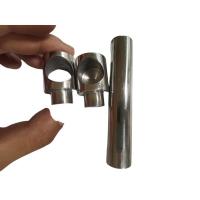 China 304 316 Stainless Steel Cross Bar Holder for Round Railing Tubes, Blind Hole and Through Hole for sale