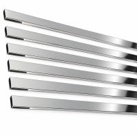 China 30x10mm SUS 304 316 201 8K Mirror Polished Stainless Steel Rectangular Tube for Bathroom Furniture & Decoration for sale