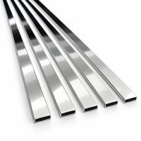 China 30x10mm SUS 304 316 201 8K Mirror Polished Stainless Steel Rectangular Tube for Bathroom Furniture & Decoration for sale