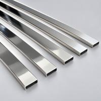 China 30x10mm SUS 304 316 201 8K Mirror Polished Stainless Steel Rectangular Tube for Bathroom Furniture & Decoration for sale