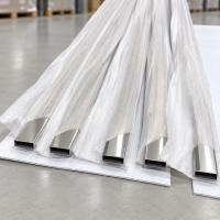 China 30x10mm SUS 304 316 201 8K Mirror Polished Stainless Steel Rectangular Tube for Bathroom Furniture & Decoration for sale