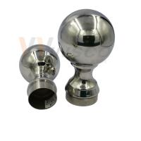 China Stainless Steel Decorative Railing Ball for 38.1mm 42.4mm 48.3mm and 50.8mm Round Tubes for sale