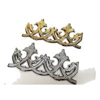 China Customizable Stainless Steel Decorative Scrolls & Floral Ornaments with Polished Silver Finish for Architectural Metalwork for sale