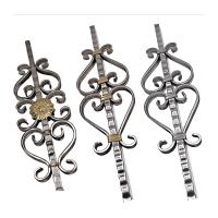 China Customizable Stainless Steel Decorative Scrolls & Floral Ornaments with Polished Silver Finish for Architectural Metalwork for sale