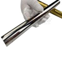 China 35mm Diameter Stainless Steel Round Pipe with 0.4-3.0mm Wall Thickness and Mirror Satin Finish for sale