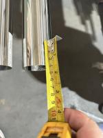 China 304L Stainless Steel Tube Mirror Polished Round Square Rectangular Pipe with Customized Length for Handrail Building Decoration for sale