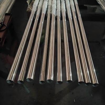 China 16mm (5/8 inch) 600G Mirror Polished Stainless Steel Round Tube SS201 SS304 SS316 for Handrail and Railing for sale