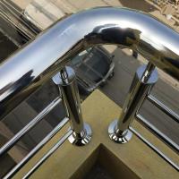 China 15.9mm (5/8 Inch) Stainless Steel 90 Degree Weld-On Handrail Elbow with 55mm Arc in SS201/304/316 and Mirror or Satin Finish for sale