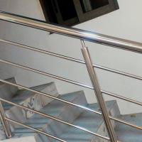 China Stainless Steel Stair Balustrade Fittings & Glass Handrail Components for sale