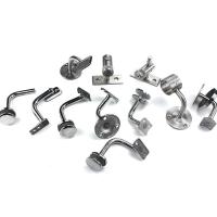 China 201/304/316 Stainless Steel Wall Mount Handrail Bracket, Stair Balustrade Railing Support Fittings for sale