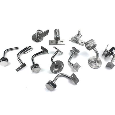 China 201/304/316 Stainless Steel Wall Mount Handrail Bracket, Stair Balustrade Railing Support Fittings for sale